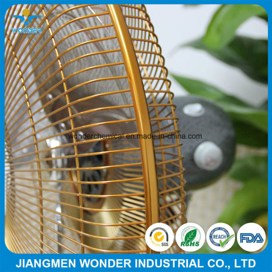 Gold Plating Effect Mirror Chrome Metallic Powder Coating for Fan - Buy ...